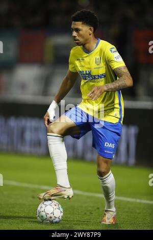ALMERE - (l-r) Richonell Margaret of RKC Waalwijk, Joey Jacobs of Almere City FC during the ...