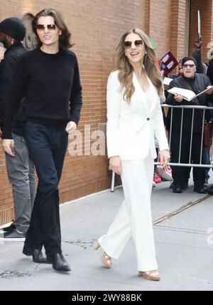April 04, 2024 Damian Hurley and Elizabeth Hurley on The View to talk ...
