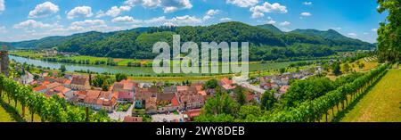 Aerial view of Sevnica village in Slovenia Stock Photo - Alamy