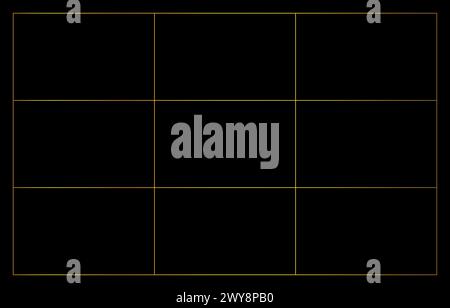 Ratio used in design, equal thirds method, Vector Illustration Stock ...