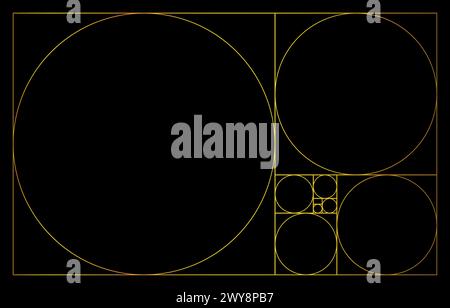 Ratio used in design, golden ratio 1:1.618, Vector Illustration Stock Vector Image & Art - Alamy