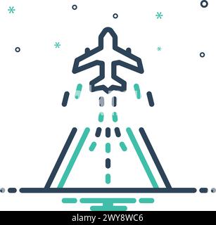 Icon for take off, leave Stock Vector Image & Art - Alamy