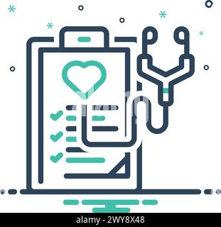 Icon for checkup, regular Stock Vector Image & Art - Alamy