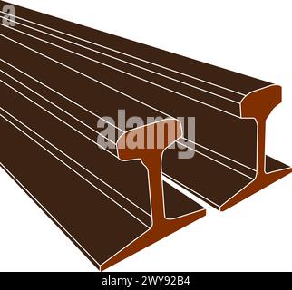 Rail road Vector Icon Design Illustration Stock Vector Image & Art - Alamy
