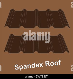 Spandex metal roof icon vector illustration design Stock Vector Image ...