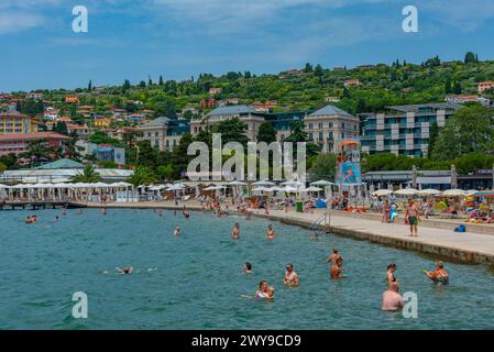 Portoroz, Slovenia, 23 June 2023: Luxurious hotels at Slovenian holiday ...