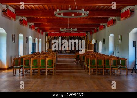 Turjak, Slovenia, 24 June 2023: Interior of Turjak castle in Slovenia ...