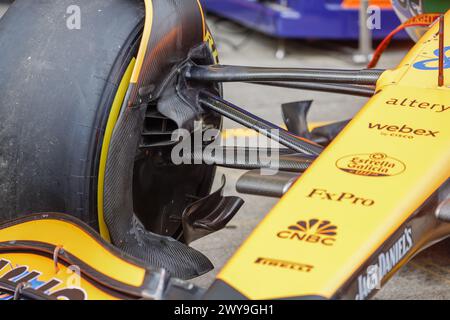 McLaren F1 Team MCL38, mechanical detail aerodynamism, aerodynamic ...