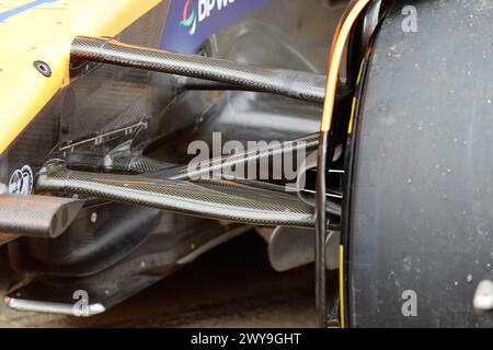 Low Cooling Front Brake Duct, McLaren F1 Team MCL38, mechanical detail ...