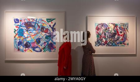 Shapero Modern, London, UK. 5th Apr, 2024. The Abstract Expressionism ...