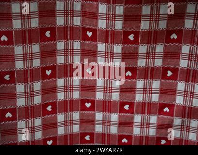 Display of handwoven linen and cotton mix of Kelsch fabrics at a local ...