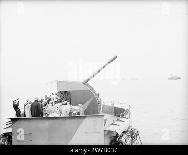 In October 1940, aboard the escorting destroyer HMS Vanity on an East ...