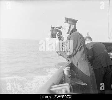 THE SUBMARINE HMS SUNFISH TRIES OUT HER GUNS. 4 NOVEMBER 1943 ...