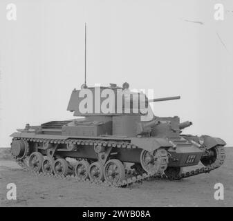 A9 Cruiser Mk I tanks of the British Army move near Tobruk in North ...
