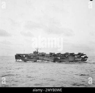 WITH THE ESCORT CARRIER HMS EMPEROR IN NORTHERN WATERS. JANUARY TO ...