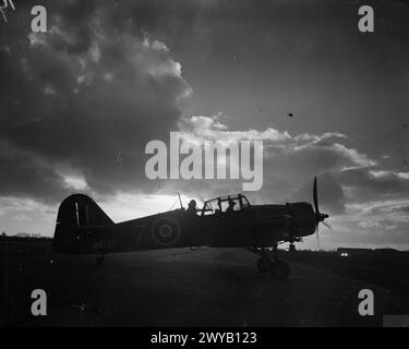 A Miles Master Mark II, W8729 '7', of the Empire Central Flying School ...