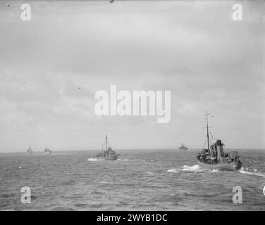 MINELAYING. 1942, ON BOARD A BRITISH MINELAYER, AT KYLE LOCHALSH ...