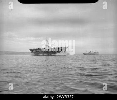 HMS Attacker At anchor Stock Photo - Alamy