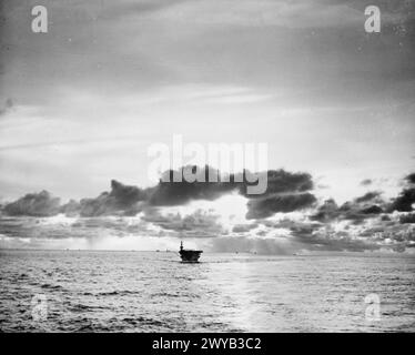 ON BOARD AN ESCORT CARRIER, APRIL 1944, ON BOARD HMS PURSUER IN ...