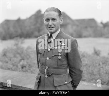 Wing Commander R H Harries of No. 135 Wing, 2nd Tactical Air Force ...