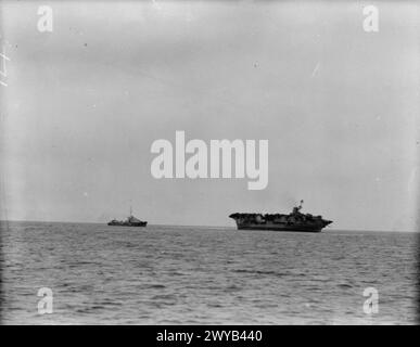 THE SINKING OF HMS ARK ROYAL. 13 NOVEMBER 1941, ON BOARD AN ESCORTING ...