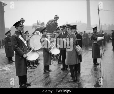 Admiral Sir Percy Noble and the Lord Mayor of Liverpool inspect the ...