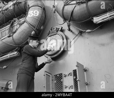 ON BOARD THE BATTLESHIP HMS DUKE OF YORK. 12 TO 14 OCTOBER 1941, ON ...