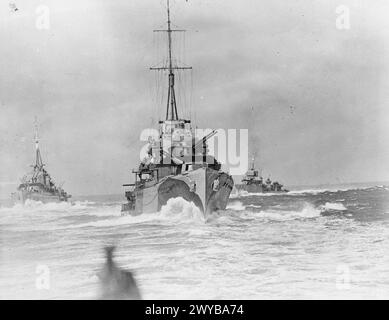 DESTROYER FLOTILLA AT SEA. SEPTEMBER 1940, ON BOARD THE DESTROYER HMS ...