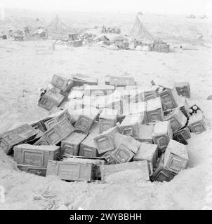 Photograph illustrating the impact of British artillery shells on ...