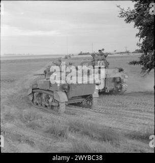 THE ATTACK ON CAEN - British Sherman tanks of A/T Brigade, 33rd ...