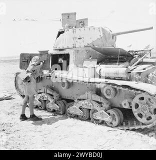 World War II Italian M13/40 tank displayed at El Alamein Military ...