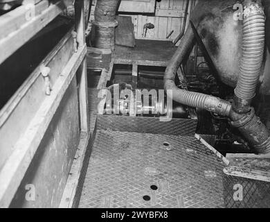 A GERMAN E-BOAT. 24 AND 25 APRIL 1945, PLYMOUTH. VARIOUS CONSTRUCTIONAL ...