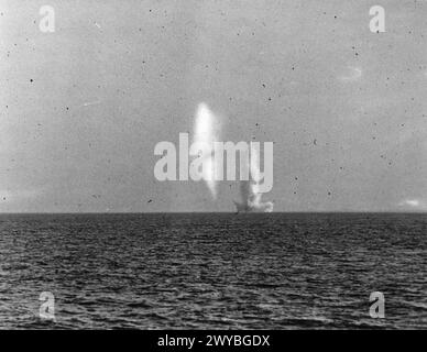 Mines are detonated between Immingham and Grimsby in November 1943 ...
