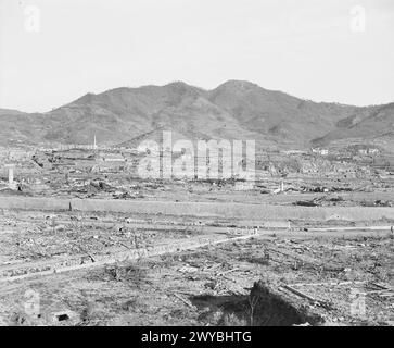 ATOMIC BOMB 1945 - Panorama of damage at Nagasaki; looking towards the ...