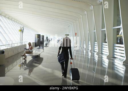 Bilbao airport by Santiago Calatrava, Loiu. Biscay, Euskadi. Spain ...