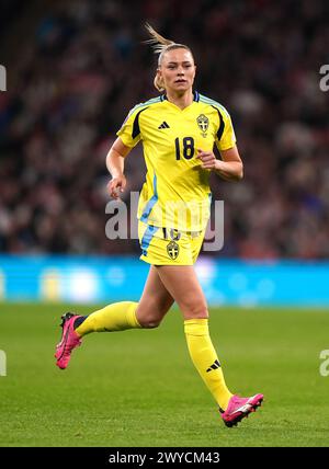 Fridolina Rolfö of, Sweden. , . during the UEFA Women's Nations League ...