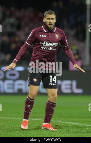 Shon Weissman of US Salernitana during the Serie A football match ...
