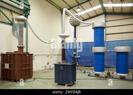 Trafo 550 kV. High Voltage Electric Laboratory. Certification of ...