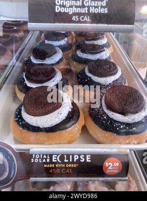 Orlando, United States. 05th Apr, 2024. Special OREO donuts are ...