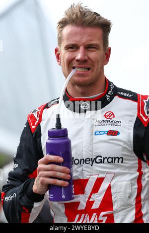 Suzuka Circuit, 5 April 2024: Nico Hulkenberg (GER) of the Haas F1 ...