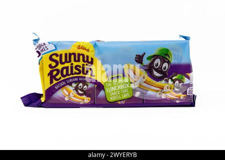 Sunny Raisins Kids Snack Pack Stock Photo - Alamy