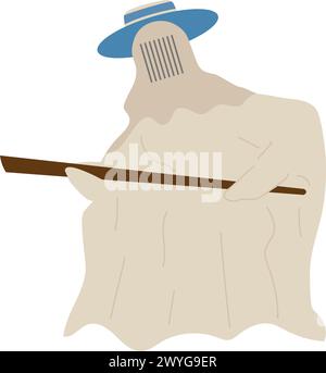 eyo festival african culture illustration vector Stock Vector Image ...