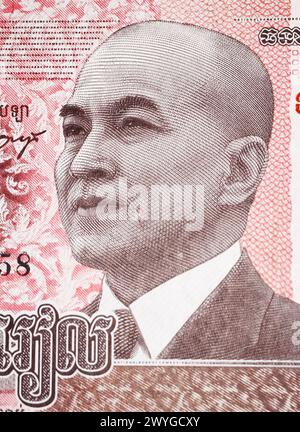 Viersen, Germany - April 3. 2024: Portrait of King Norodom Sihanouk on ...