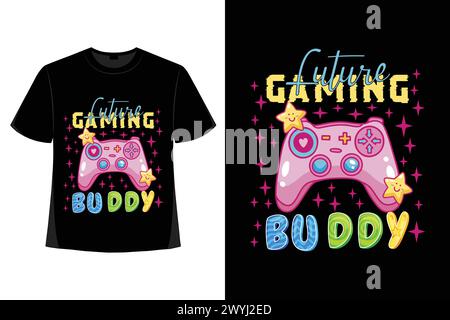 Trendy Gamer T-shirt Design Gaming Apparel Stock Vector Image & Art - Alamy