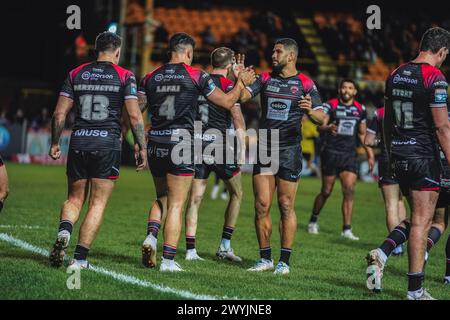 Castleford, Yorkshire, UK. 5th April, 2024. Super League Rugby ...
