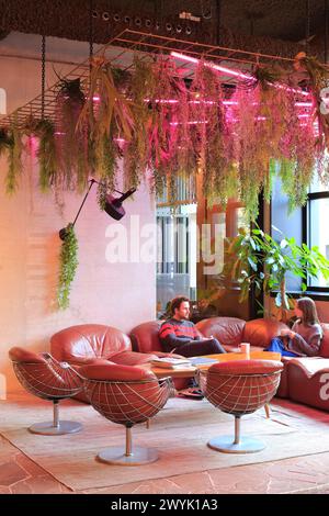 Belgium, Flanders, Antwerp, Harmoniewijk district, Hotel Yust designed ...