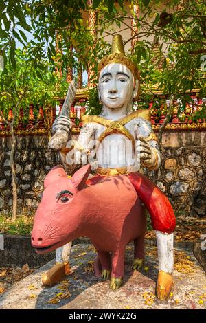 Cambodia, Kep province, Kep searesort, Sakmut Rangsey Buddhist pagoda ...