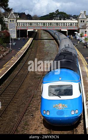 The front power car No 43055 of the Midland Pullman high speed train at ...