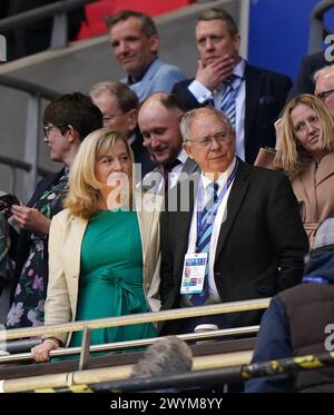 Wycombe Wanderers Chairman Rob Couhig (left) during the Bristol Street ...