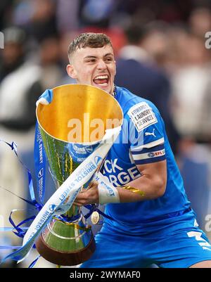 Harrison Burrows (3 Peterborough United) celebrates after scoring teams ...